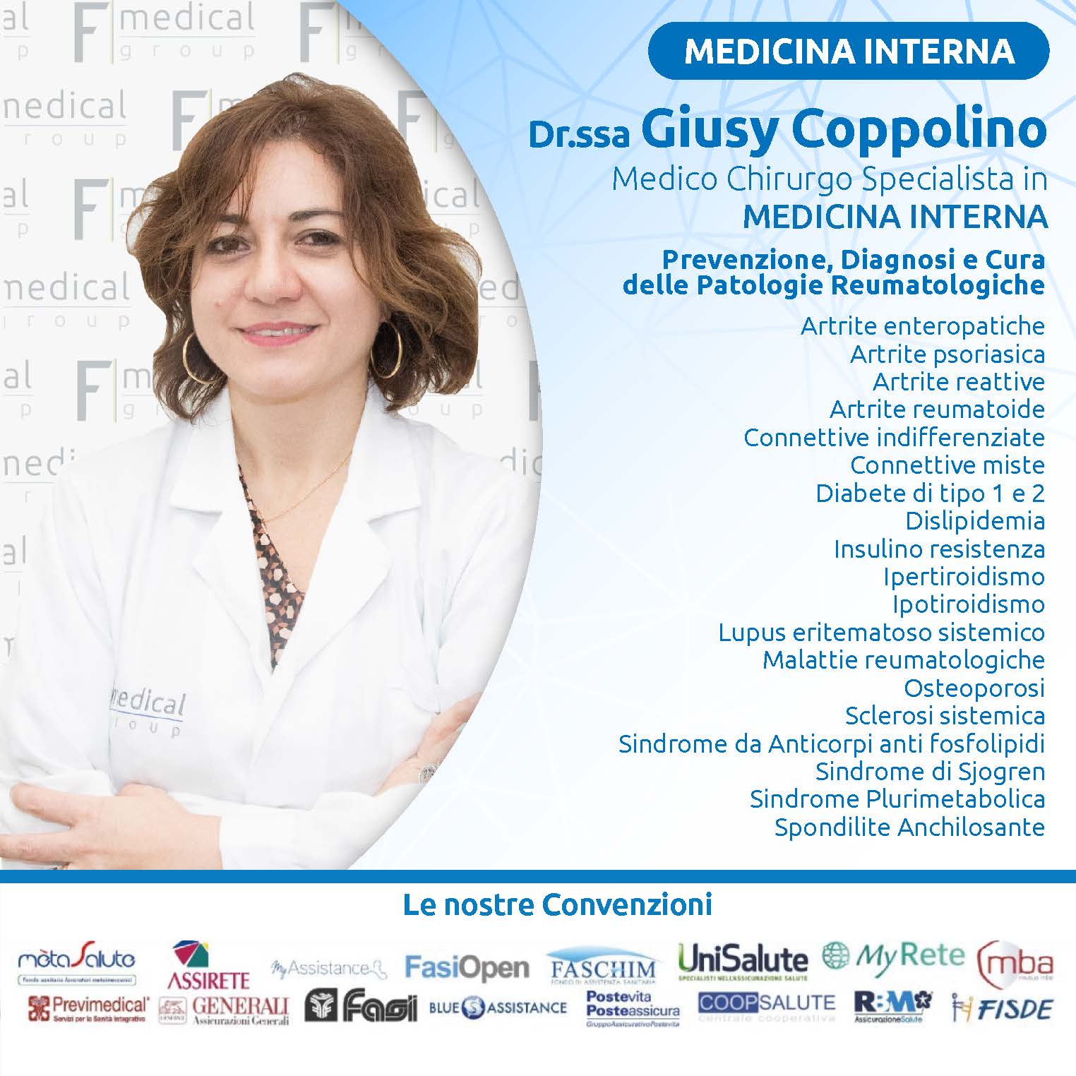 Dott.ssa Giusy Coppolino - Reumatologa- Medical Group Italia